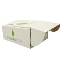 China E Flute Corrugated Shipping Boxes Printing Gloss Lamination White Tab Locking for sale