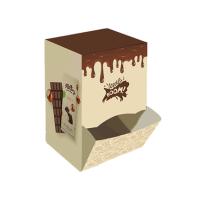 China Foil Stamping Custom Counter Display Boxes Units Cardboard Sandy Matte for sale