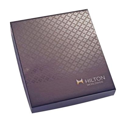 Cina Contenitore cosmetico Matt Black di pacchetto del regalo di stile della base e del coperchio in vendita
