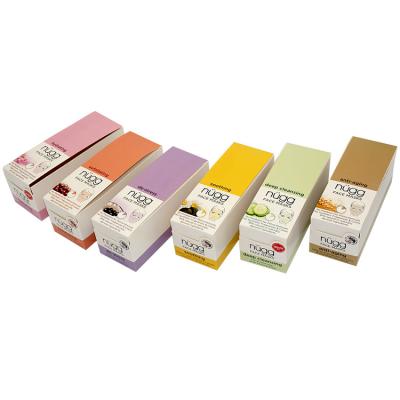 Cina l'imballaggio di lusso del bordo bianco 400gsm inscatola la scatola stampata CMYK della maschera di protezione dell'esposizione in vendita