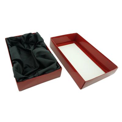 Cina Scatola della parrucca dell'OEM 350gsm che imballano stampando coperchio e scatola di carta bassa con il vassoio interno del panno del raso in vendita