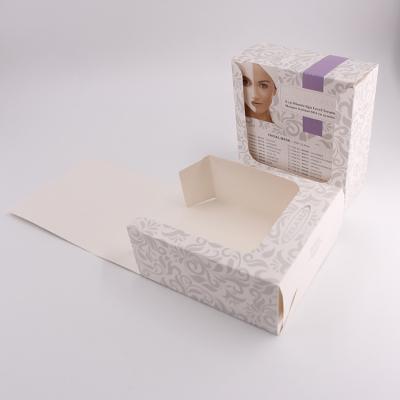 China Caixa de empacotamento de papel feita sob encomenda da impressão da caixa da exposição para a máscara facial à venda