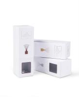 China Kraft Candle Paper Box Cosmetic Package Box Printing For Reed Diffuser for sale