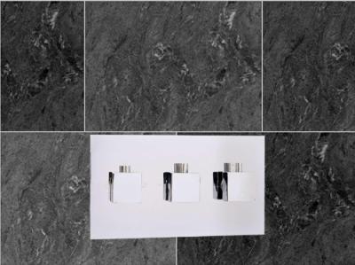China 3 Square Handle Handle Thermostatic Mixer Shower Taps For Combination Boiler Systems for sale