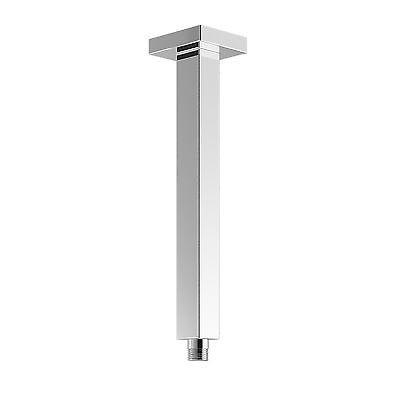 China 300mm Fixed Ceiling Mounted Brass Rain Shower Head Arm For Hotels for sale