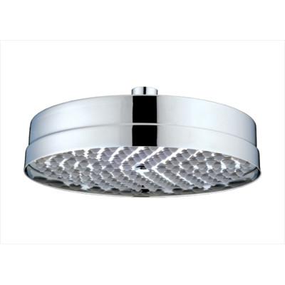 China Round Overhead Rain Shower Head / Brass Chrome 1/2' Female Shower Head for sale