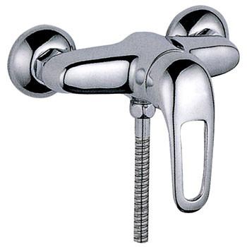 China Modern Chrome Wall Mounted Manual Shower Mixer Valve Bathroom Taps for sale