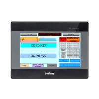 China 24v Input PLC HMI Industrial Controller Touch Screen 7 Inch 32K Step Program Capacity for sale