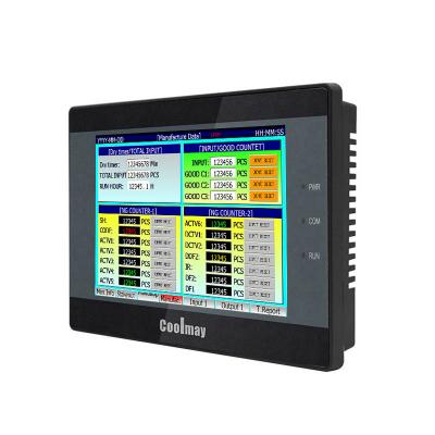 Китай СИД 146*88*25mm 5 C.P.U. 408MHz DC12 индикаторной панели 32bit дюйма HMI - 24V 64MB MODBUS продается