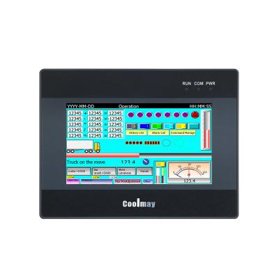 China COOLMAY 4.3 Inch HMI PLC Control Coolmay PLC All-in-One High Precision Control Conveyor Printing Machines 128MB RAM 400cd/m² Brightness for sale