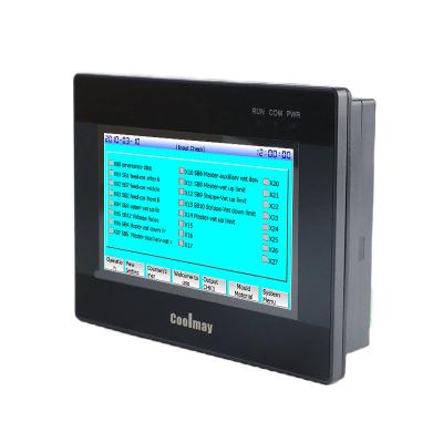 Κίνα Coolmay 4.3'' HMI PLC All In One  Ολοκληρωμένο 65536 True Color Touch Screen Θύρα RS232/RS485 Συμβατό με 485P FX3G/FX3U/FX3S με ψηφιακή θερμοκρασία Για Σύστημα Νερού EX3G-8043H-24MR προς πώληση