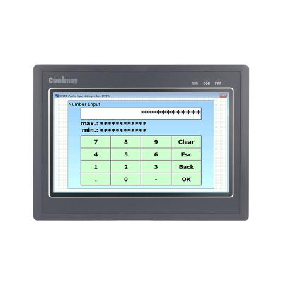 China Coolmay EX3G-80 10 inch HMI PLC All In One with 30DI/30DO and GX Works2 Compatibility for Industrial Automation for sale