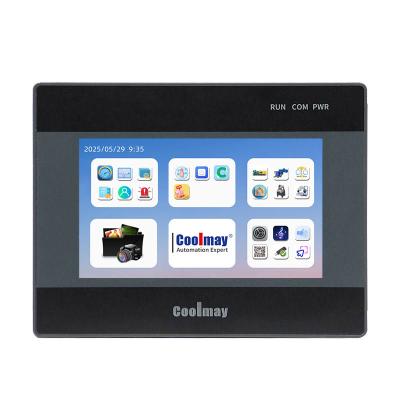 China Coolmay EX3U Series 4.3 Inch HMI PLC All-In-One Controller with 12DI/12DO and RS232 RS485 for Industrial Automation for sale