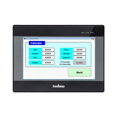 China COOLMAY EX3S-8070H-44MT 32K Retentive Register Integrated HMI PLC all-in-one  with 400MHz CPU and 4AD2DA Analog I/O hmi with plc controller for Industrial Automation for sale