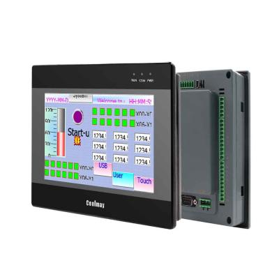 China 800*480 Pixels Coolmay PLC HMI All In One Common Communication Protocol for sale