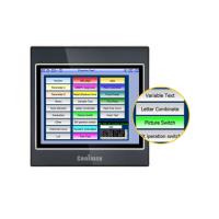China 32 Bit CPU 408MHz HMI Programming Panel 320*240 Pixels Resistive for sale