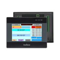 China 12DI 12DO Portrait Display Integrated HMI Panel RS232 Program for sale