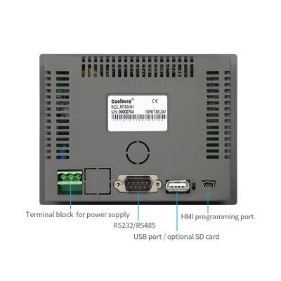 China HMI Resistive Control Panel WINCE 5.0 USB Port 134*102*32mm Dimension for sale