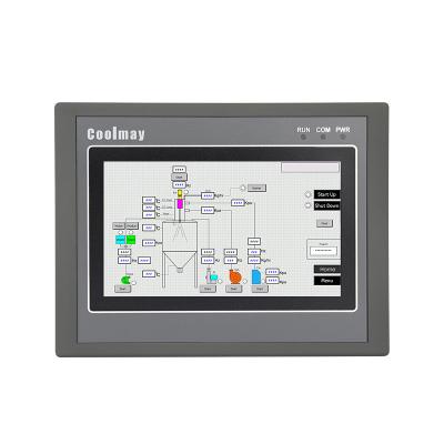 China 4 Wire Resistive Panel PLC HMI LED RS232 65536 True Colors 300cd/M2 for sale