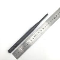 China RP SMA-J 2.4G 2400-2500M Bluetooth antenna Wi-Fi router antenna omnidirectional unmanned aerial vehicle remote control folding rubber tube antenna 13x196mm for sale