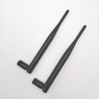 China RP SMA-J 2.4G 2400-2500M Bluetooth antenna Wi-Fi router antenna omnidirectional unmanned aerial vehicle remote control folding rubber tube antenna 13x196mm for sale