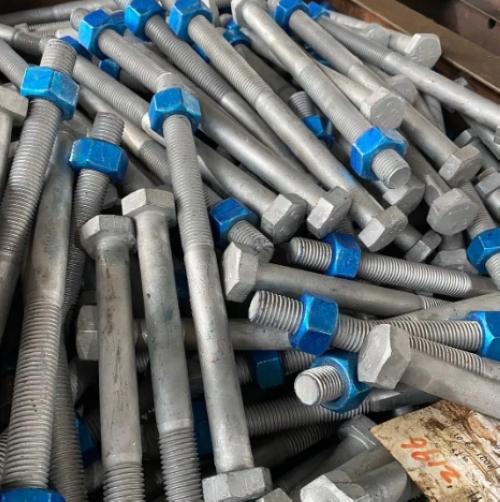 Factory Direct Hexagon Nut Hex Nuts with Blue Wax DIN934
