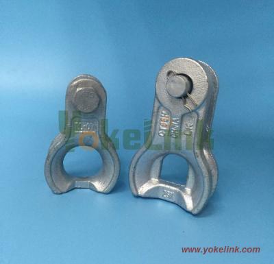 50 KN HDG carbon steel Thimble clevis for guy grip