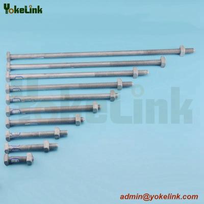 China High Quality Forged Steel ASME B18.2.6 machine bolt For Electrical Utilities Hardware for sale