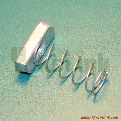 China Factory price  Zinc plated M12 Long Spring Channel Nut For Channel Hardware Fitting for sale