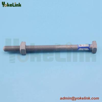 China Hdg Square Head Machine Bolt With Nut for sale
