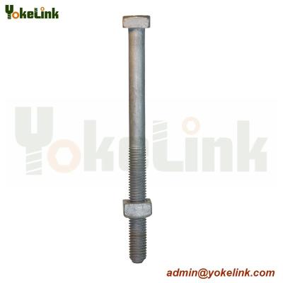 China ANSI HDG Forged Square Head Machine Bolt for sale