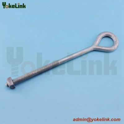 China Hot dip galvanized Forged oval eye bolt for sale