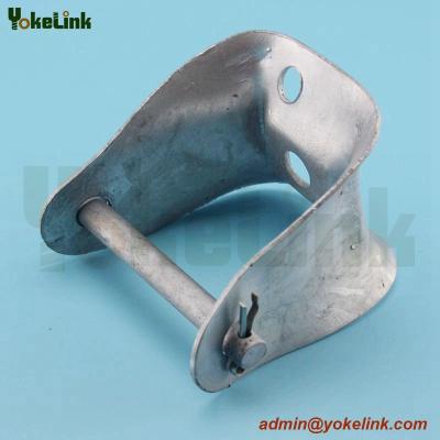 China Hot dipped Galvanized Insulated Deadend Crossarm Clevis/D Bracket/D Iron/Electric Power Line Hardware for sale