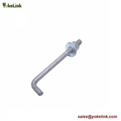 China Astm F1554 Gr 36 55 105 Anchor Bolts Foundation Bolts L Type M16 M20 M22 for sale
