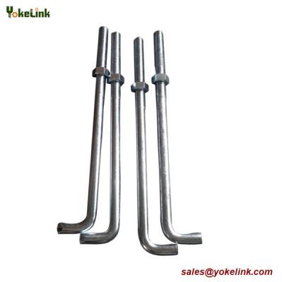 China ASTM F1554 Grade 36 Hot Dip Galvanized L Anchor Bolt L Hook Anchor Bolts for sale