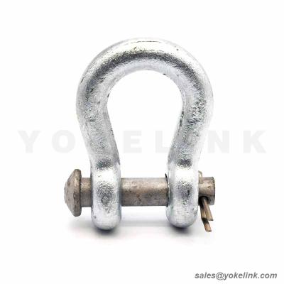 China Power Fitting Forged Anchor Shackle U type for Overhead Line for sale