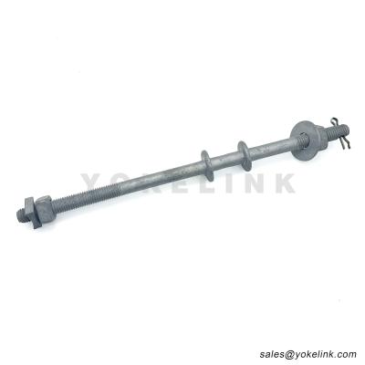 China ANSI C135.31 Single Upset Spool Bolt 5/8'' x 12'' for poleline Hardware for sale