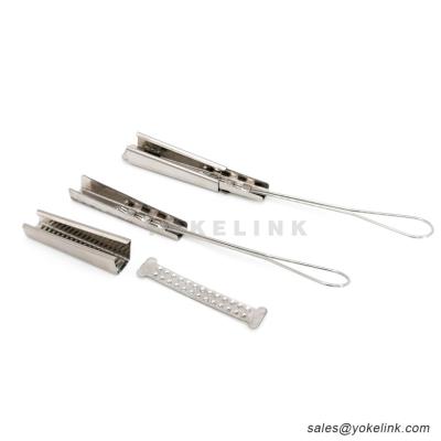 China Stainless Steel 1-2 Pair Drop Wire Clamp for Aerial Drop Hardware for sale