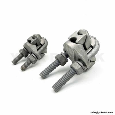 China ANSI C119.4 Parallel Groove Clamps 3 Bolts For Power Line for sale