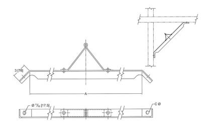 China Alley Arm Brace HDG Pole Line Hardware for Pole Line Construction for sale