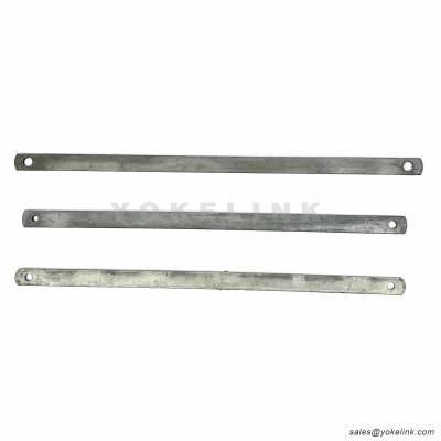 China OEM Flat Crossarm Braces Pole Mounting for Pole Line Construction for sale