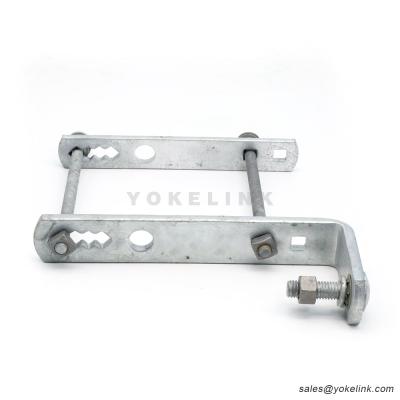 China Hot DIP Galvanized Steel Mounting Bracket for Fuse Cutout for sale