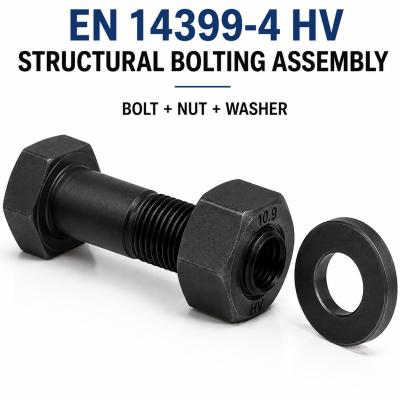 China M12-M36 EN14399-10 Cup/Countersunk Head HRC 10.9 Bolts Preloaded Bolting for sale