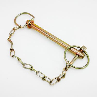 China Swivel Handle Forged Hitch pins 1/2" with lynch pin for farm Tractors and Trailers for sale