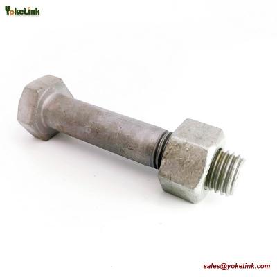 China 1-1/4" ASTM F3125 Grade A325 Hot Dipped Galvanized Steel Structural Bolt w/A563 DH Nut & F436 Washer for sale