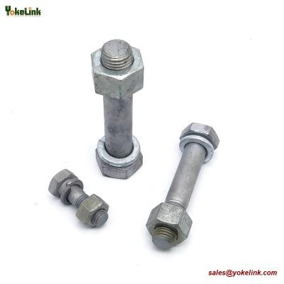 China M20X2.50 ASTM F3125M Grade A325M Hot Dipped Galvanized Steel Structural Bolt w/A563 DH Nut & F436 Washer for sale