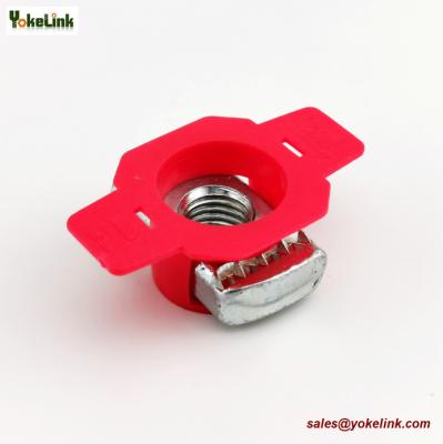 China Zinc plating Steel M10 Strut Channel Spring Nut M10 with plastic wing for sale