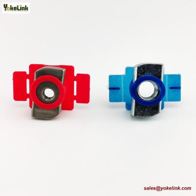 China Stainless Steel Strut Channel Nuts 5/16 Spring Nuts 5/16 with plastic Cover for sale