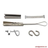 China Telecommunication 6 Pair Stainless Steel Telecom Drop Wire Clamp for sale