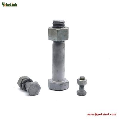 China Heavy Hex Bolt ASTM F3125 Grade A325 Type 1 Hot Dipped Galvanized for sale